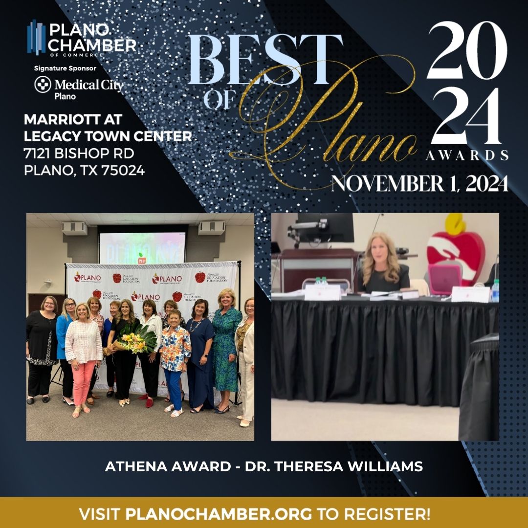 Plano Chamber of Commerce Announces Dr. Theresa Williams as 2024 ATHENA ...