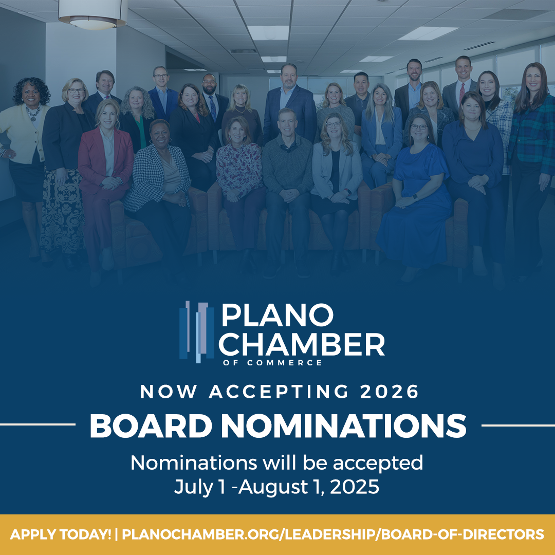 Plano Chamber Now Accepting 2026 Board Applications | Plano Chamber of ...