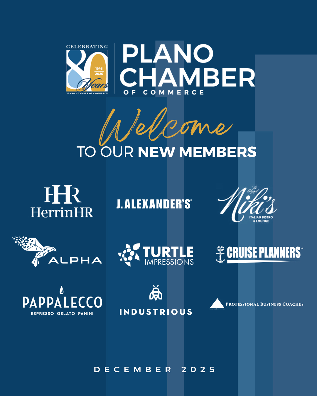 Welcome December 2025 New Members! | Plano Chamber of Commerce